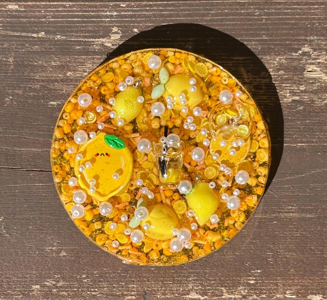 REUSABLE Lemon Themed Picky Pad! Use 30+ Times Fidget Toy, Skin Picking ...