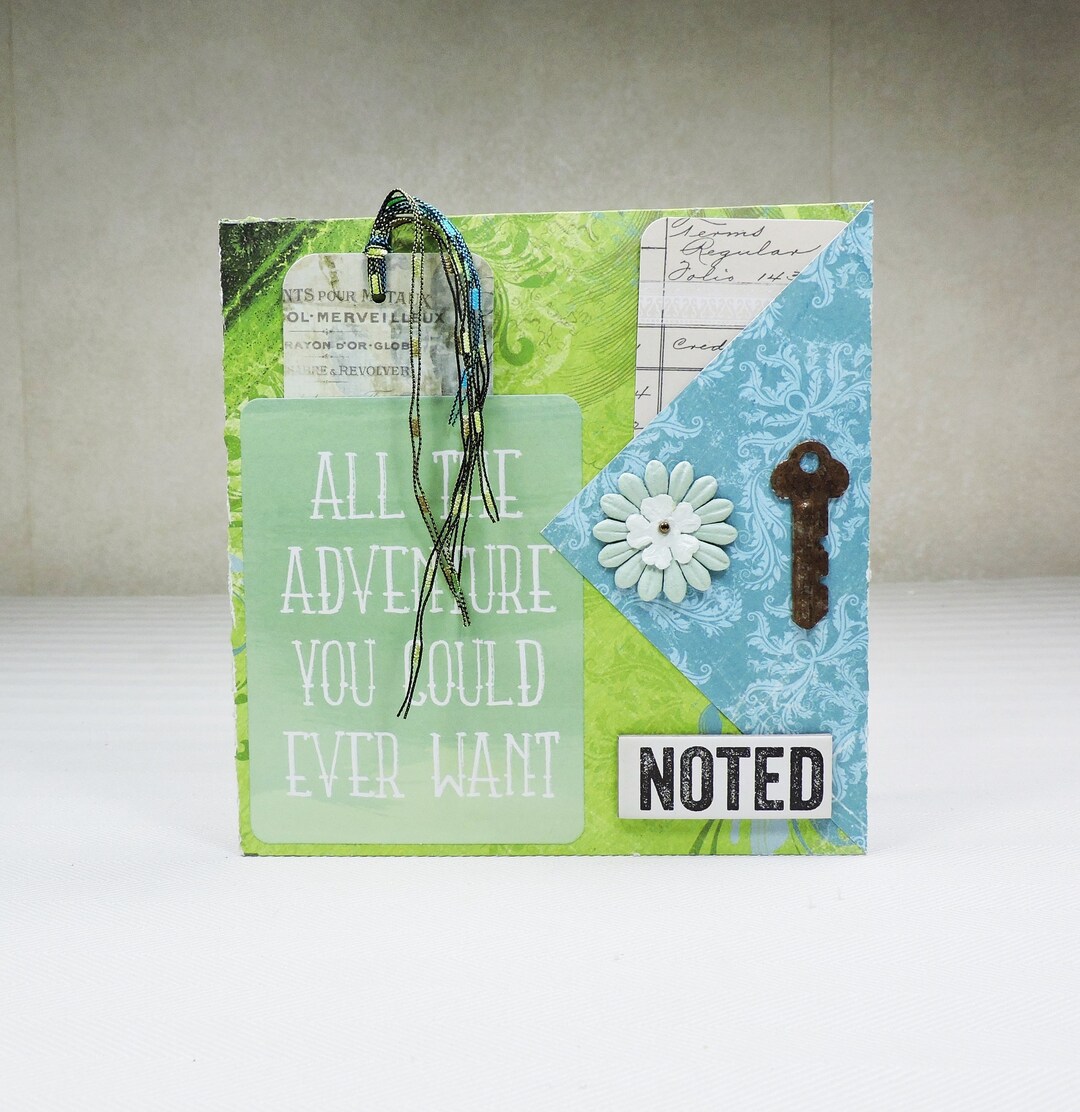 Handmade Journal 6x6 Journal Junk Journal Small Journal - Etsy España