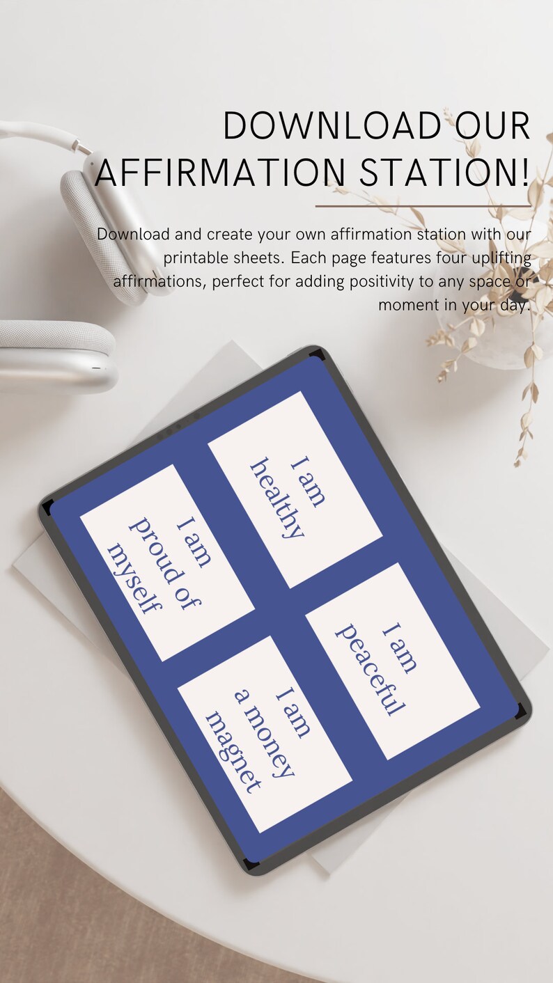 Affirmation Station - Printable Positive Quotes, Daily Motivation, Self ...