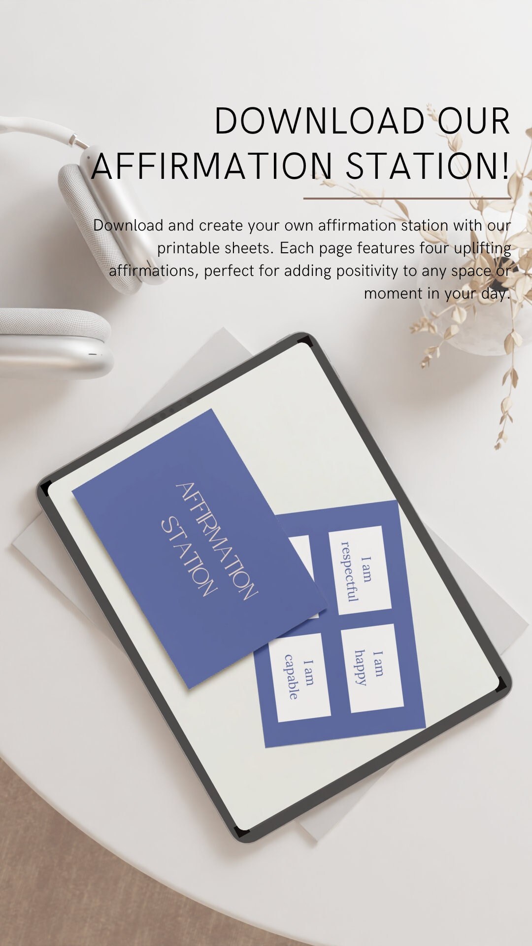 Affirmation Station - Printable Positive Quotes, Daily Motivation, Self ...