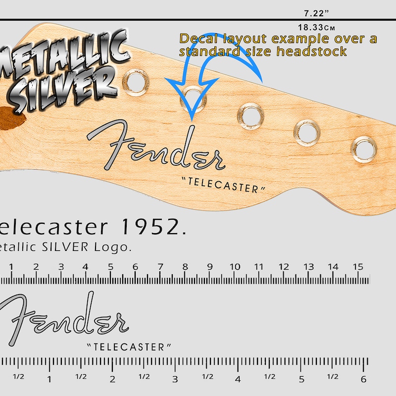 Fender telecaster decal - Etsy Italia