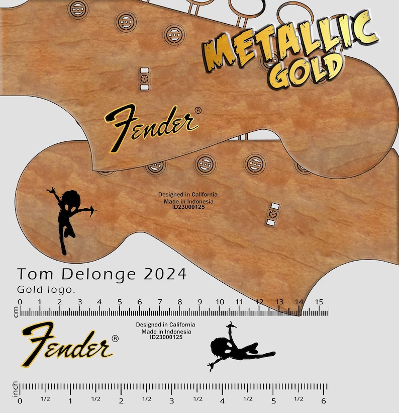 Tom Delonge 2024 GOLD LOGO - Waterslide Decal - Etsy Australia