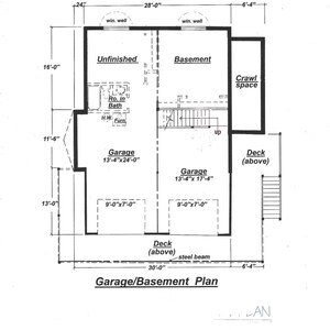 Architectural Designed House Plan Blueprints. Ready to Build. Floor ...