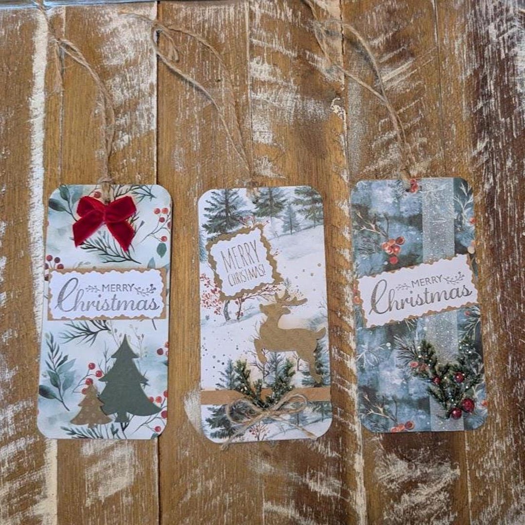Holiday Gift Tags - Set of 3 - Etsy