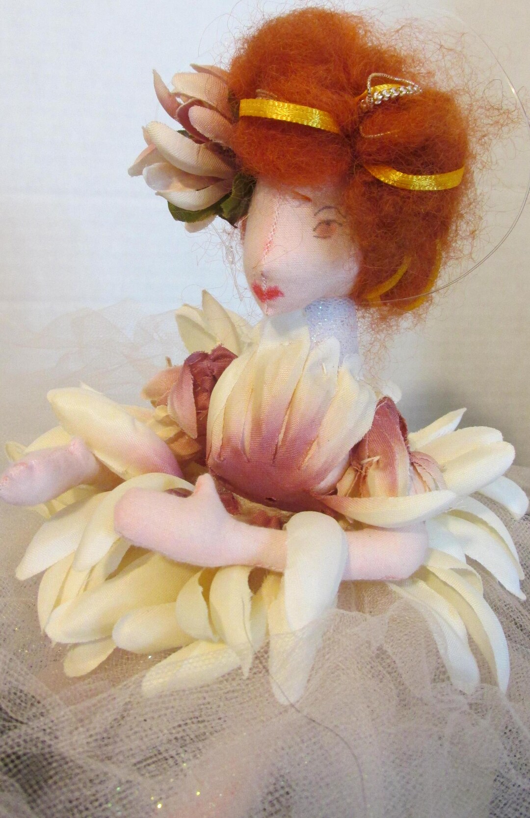 Fairy, Ballerina Fairy, Art Doll, 16-inch Fairy With Straight Legs ...