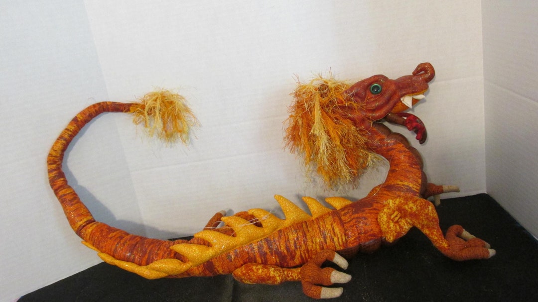 Dragon, Art Doll, Articulated Dragon, Realistic Puppets Fantasy ...