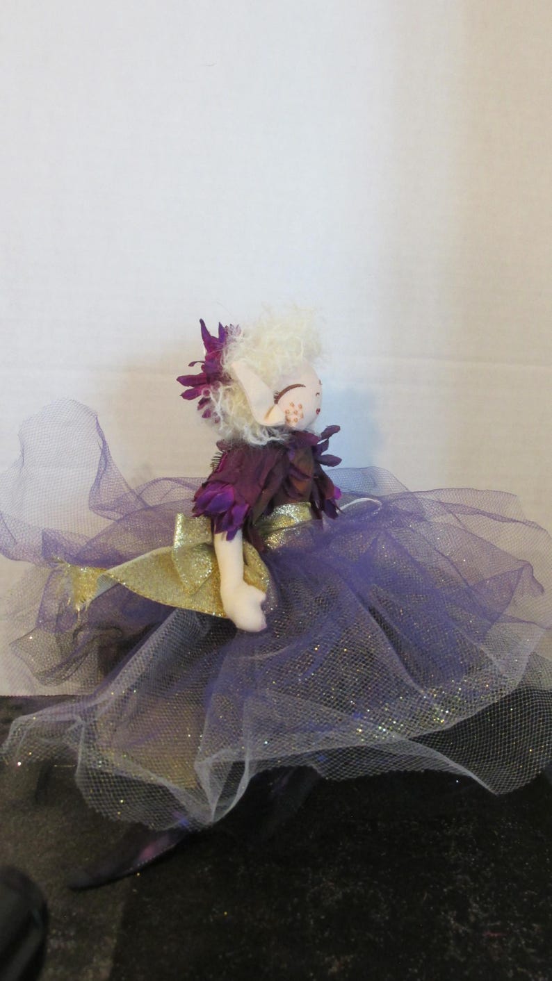 Fairy, Ballerina Fairy, Art Doll, 14-inch Fairy With Bent Legs, Sprite ...