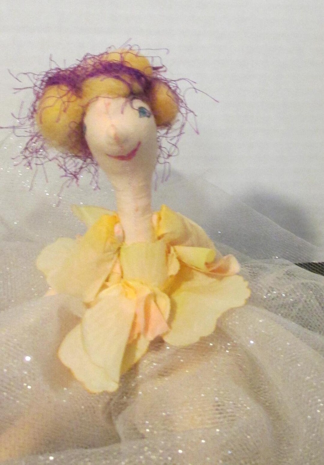 Fairy, Ballerina Fairy, Art Doll, 10-inch Fairy With Straight Legs ...