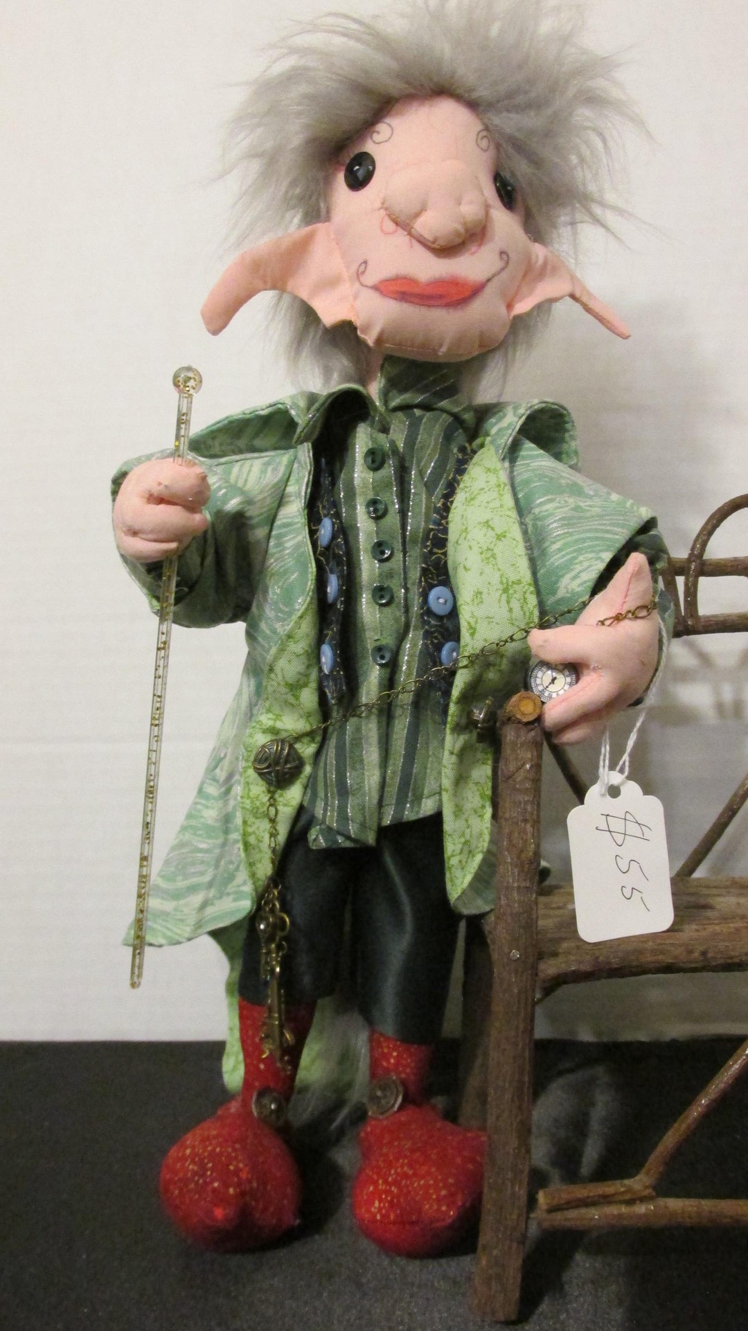 Wizard, 18-inch Wizard, Art Doll, Fantasy, Whimsy, Home Decor - Etsy