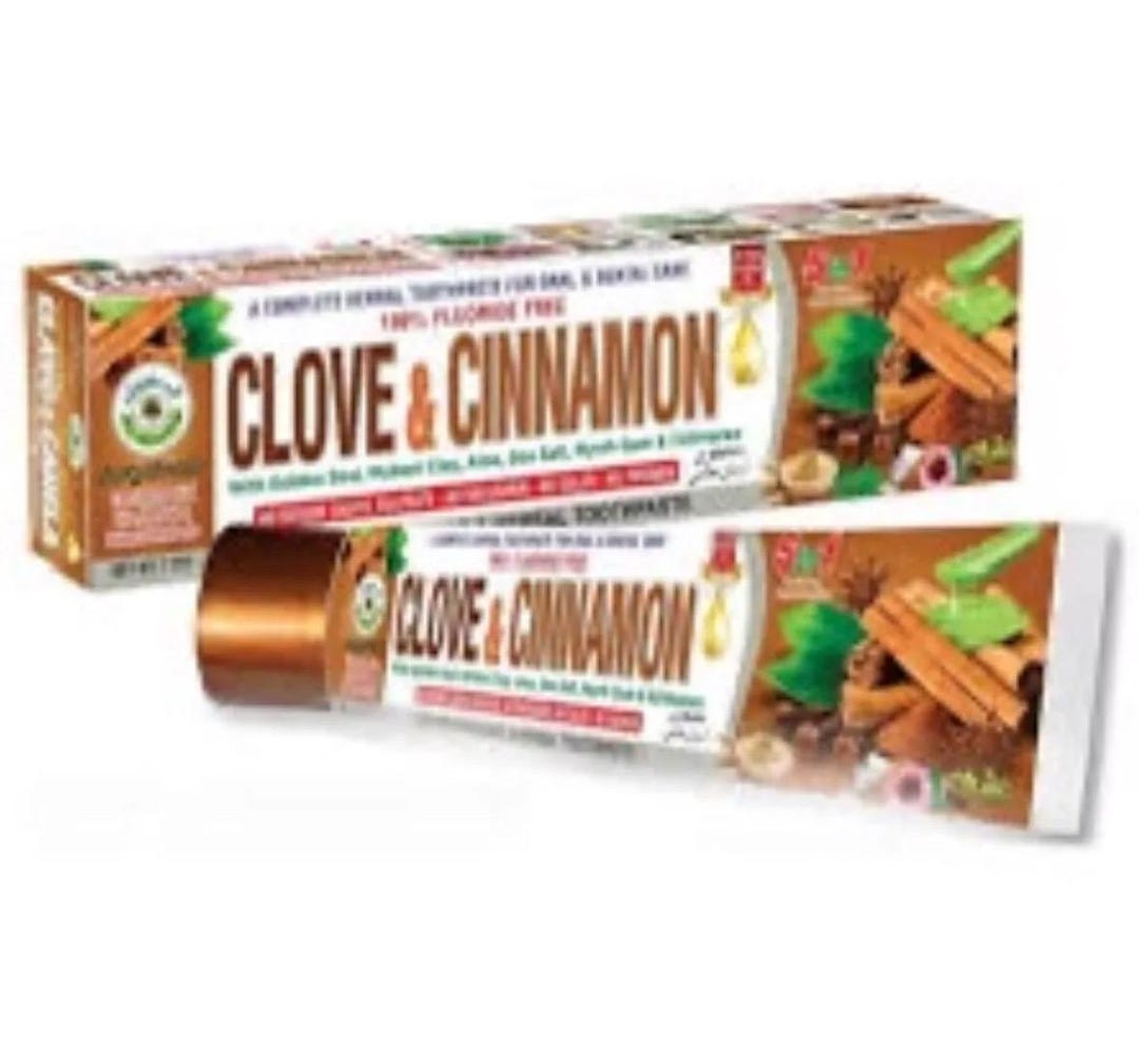 1-36 Tube, Clove and Cinnamon Herbal & Natural Toothpaste by AL-RIYAN ...