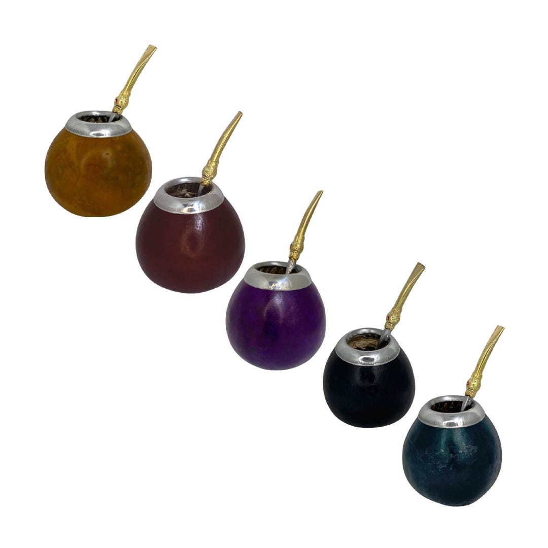 Mate Gourd Set With Bombilla, Yerba Mate Gourd Set, Traditional Mate ...