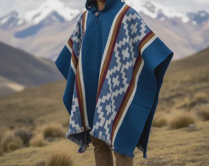 Colombian Alpaca Poncho - Etsy