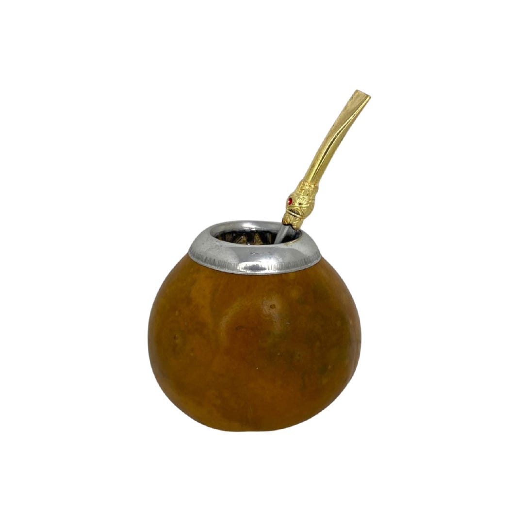 Mate Gourd Set With Bombilla, Yerba Mate Gourd Set, Traditional Mate ...
