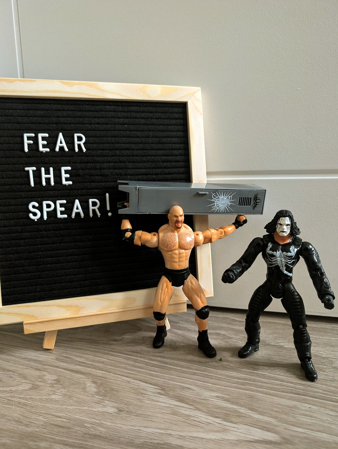 WCW Goldberg & Sting Action Figures - Etsy
