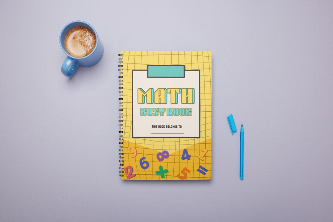 Math Busy Book, Toddler Busy Book, Printable Preschool Learning Book ...