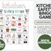 Kitchen Safety Bingo, 50 Printable Bingo Cards, Educational Game ...