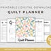 Quilting Planner Printable, Quilting Printable, Quilt Planner, Quilt ...