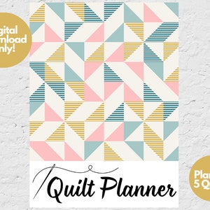 Quilting Planner Printable, Quilting Printable, Quilt Planner, Quilt ...