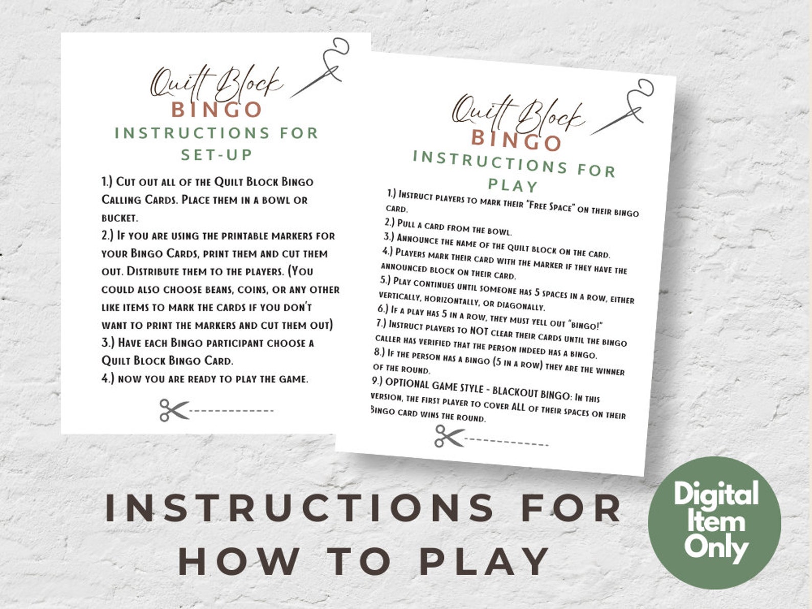 Quilt Bingo, Quilt Block Bingo, 30 Printable Quilt Bingo Cards ...