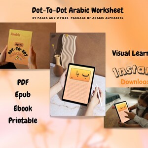 Arabic Alphabets Dot-to-dot Worksheet - Etsy
