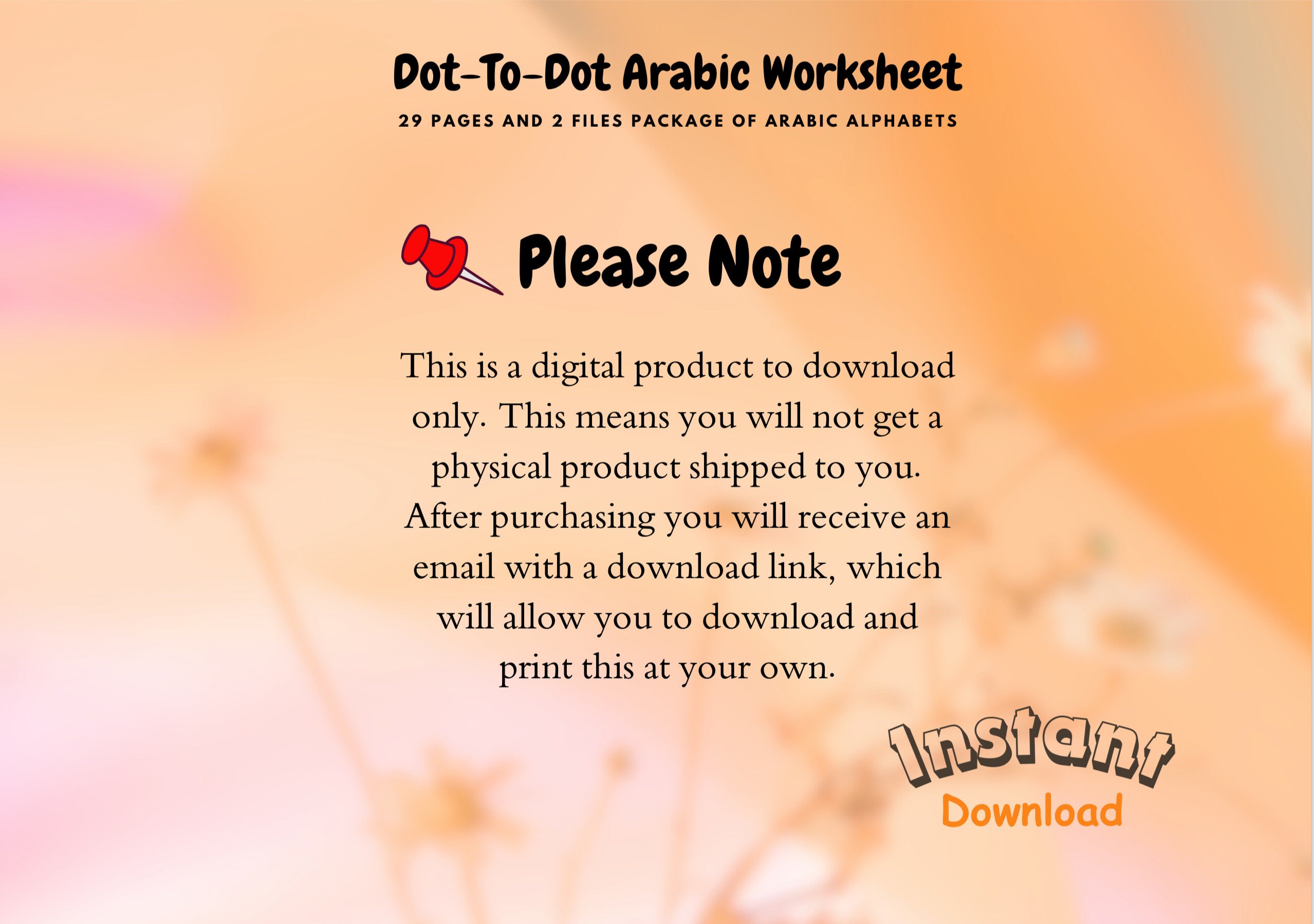 Arabic Alphabets Dot-to-dot Worksheet - Etsy