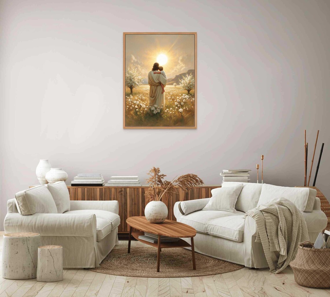 Christian Sunrise | Christian Art Prints | Christ With Children | Jesus ...