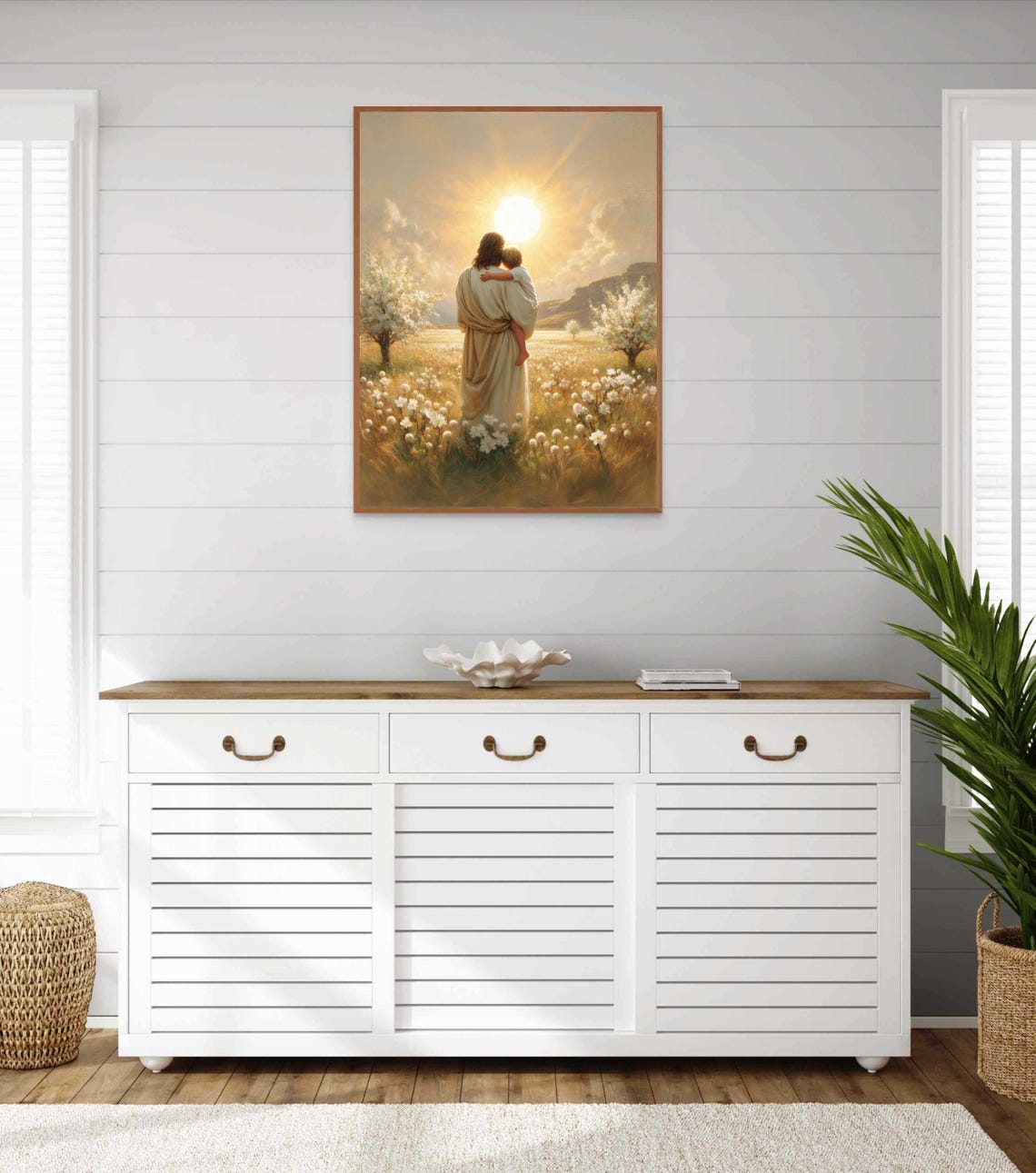 Christian Sunrise | Christian Art Prints | Christ With Children | Jesus ...