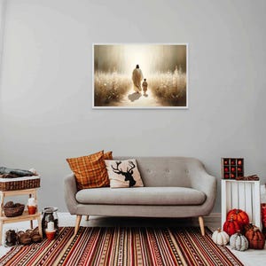 Christ Will Guide You, Christian Art, Jesus With Boy, Jesus Wall Art ...