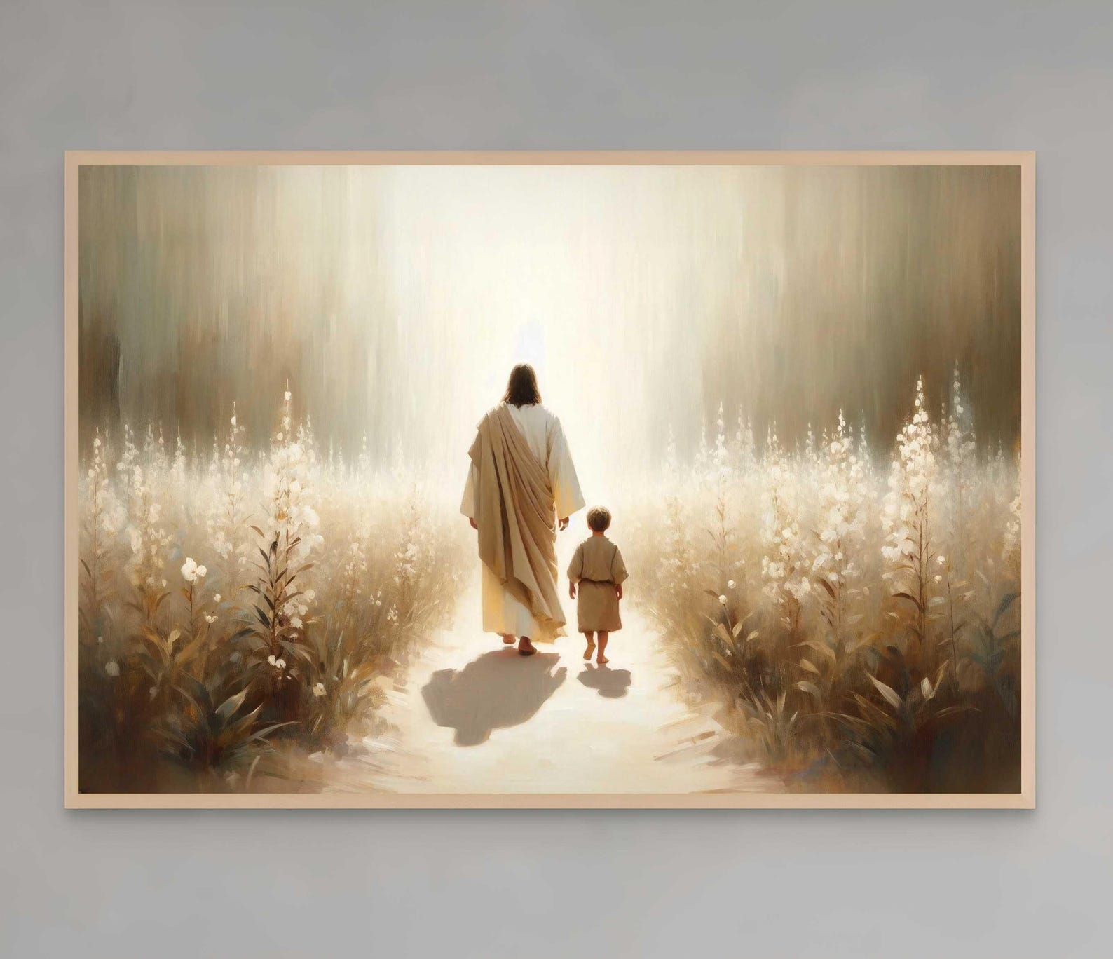 Christ Will Guide You, Christian Art, Jesus With Boy, Jesus Wall Art ...