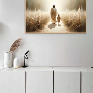 Christ Will Guide You, Christian Art, Jesus With Boy, Jesus Wall Art ...