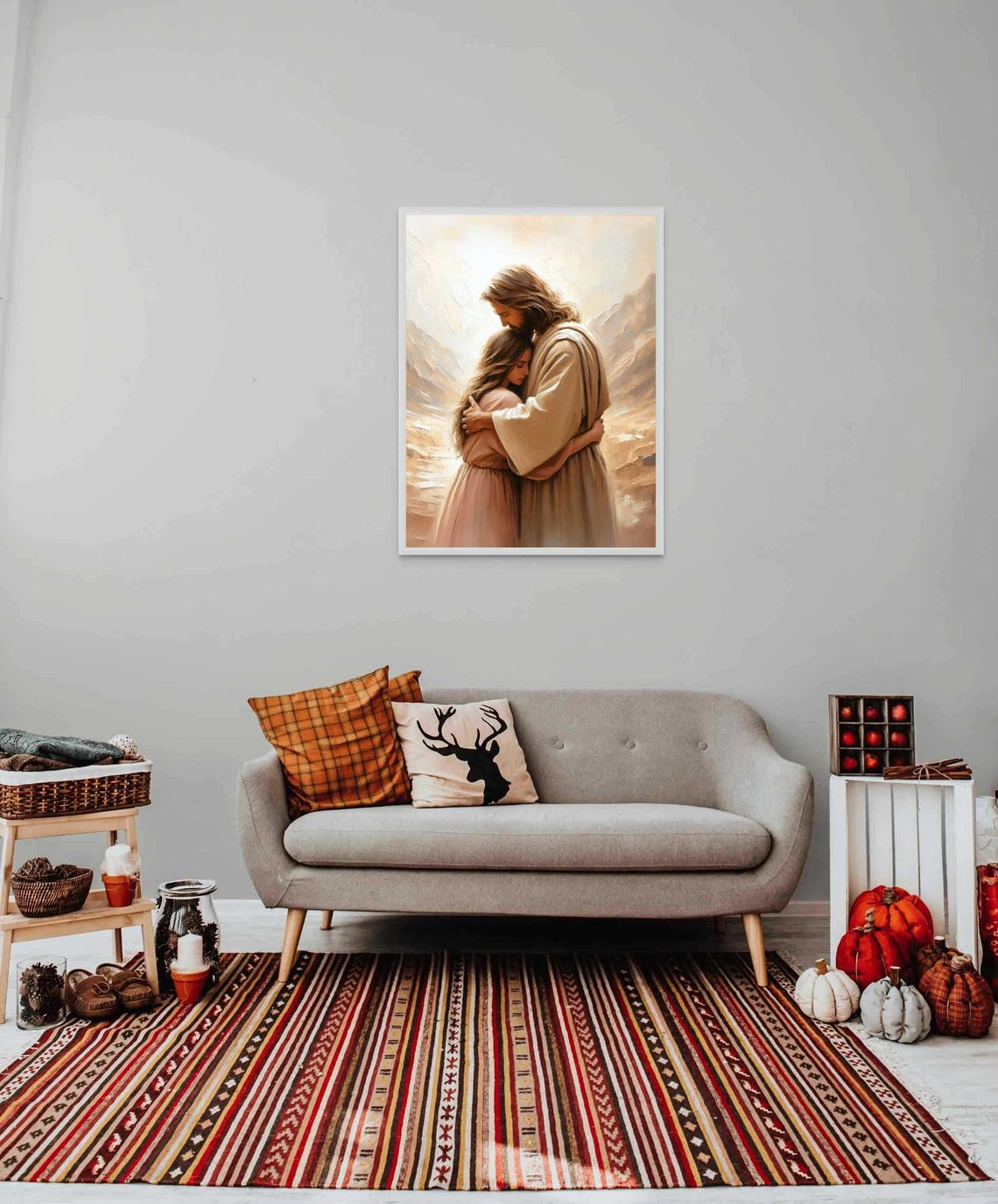 Hug of Love, Christian Wall Art, Jesus Hugging Woman, Jesus Prints, LDS ...