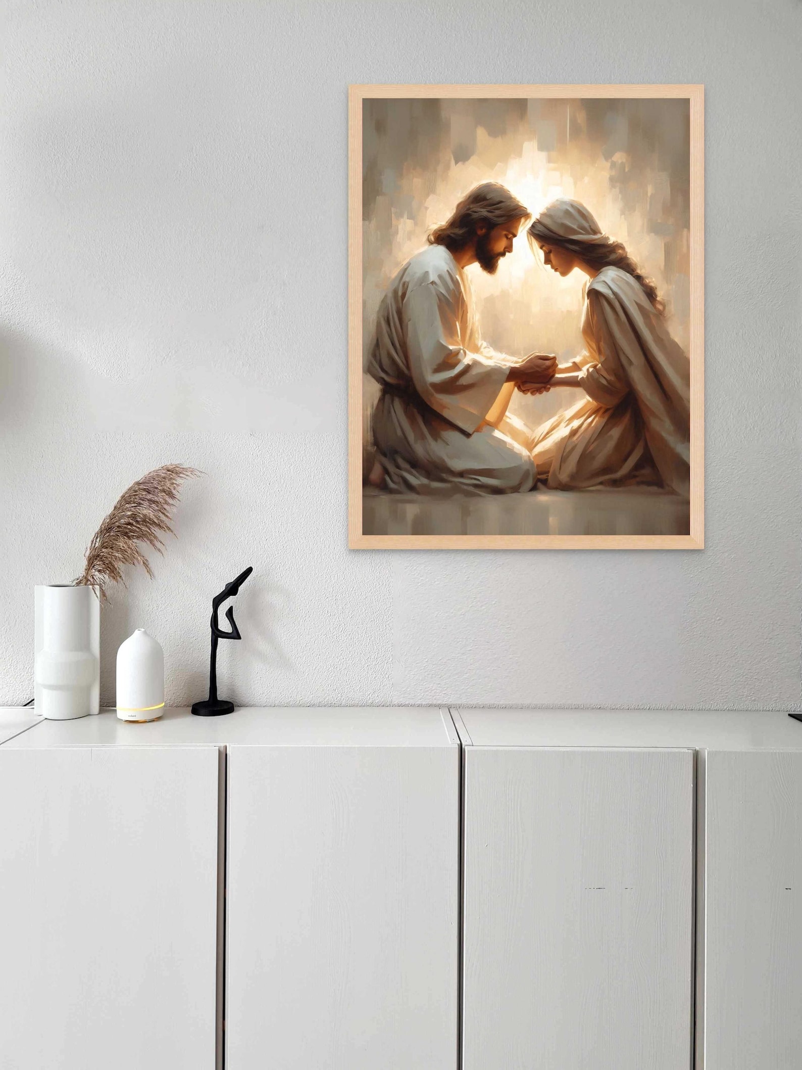 Your Savior, Christian Painting, Jesus and Girl, Picture of Christ, LDS ...