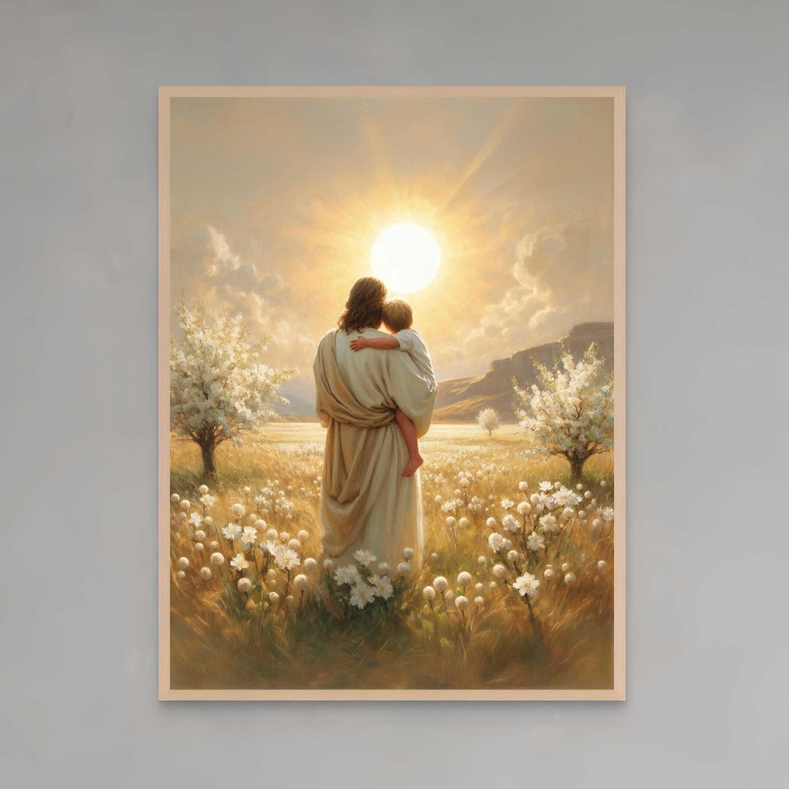 Christian Sunrise | Christian Art Prints | Christ With Children | Jesus ...