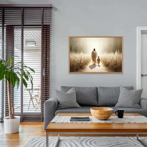 Christ Will Guide You, Christian Art, Jesus With Boy, Jesus Wall Art ...