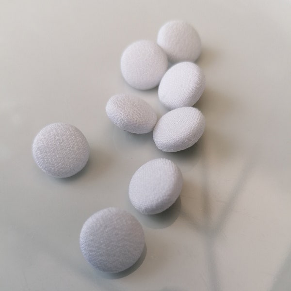 White Crepe Buttons Wedding Dress - Etsy