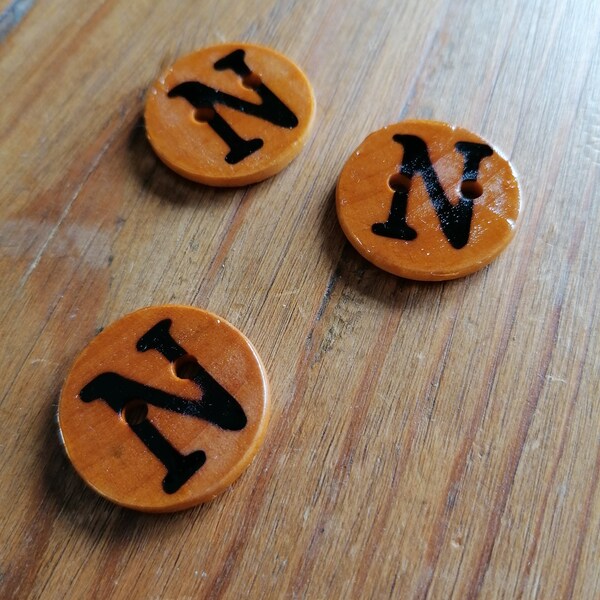 Alphabet Buttons - Etsy