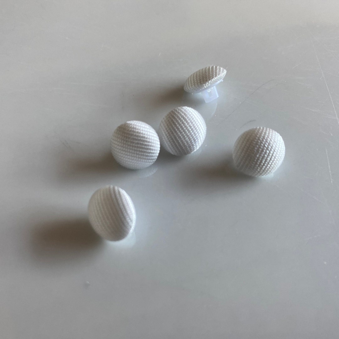 Ivory Mikado Wedding Dress Buttons Satin Twill Bridal Buttons - Etsy