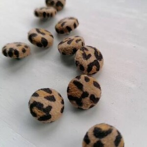 Leopard Print Wedding Dress Buttons Faux Suede Bridal Buttons - Etsy