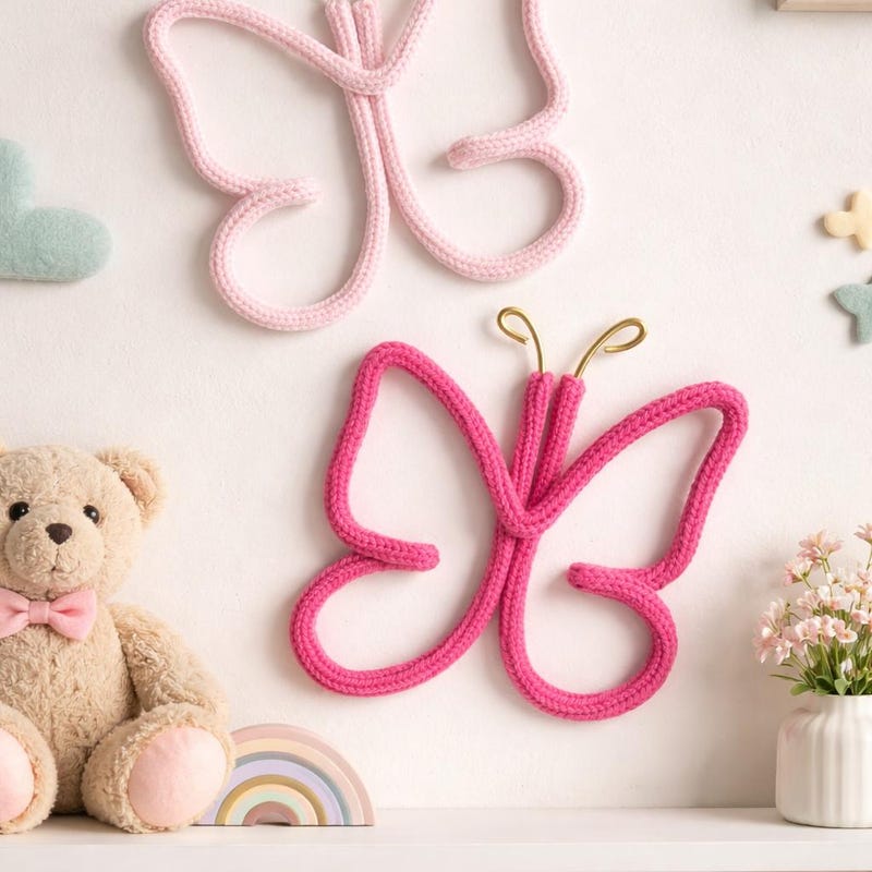 Knitted Heart Wall - Etsy UK