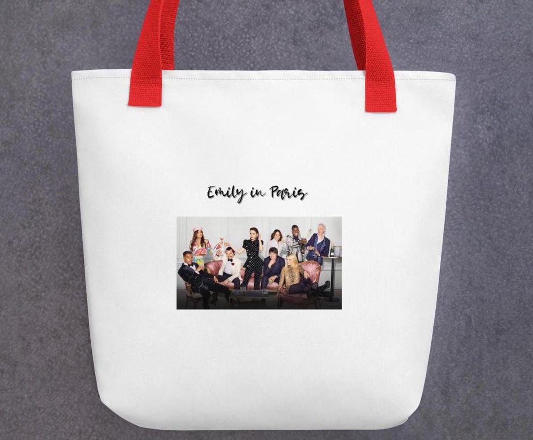 Emily in Paris Tote Bag,tv Show Merchandise,netflix Show Tote,fashion ...