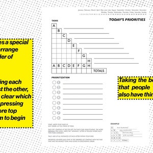 To-do List Priority System - ADHD Prioritization Tool - Minimalist ...