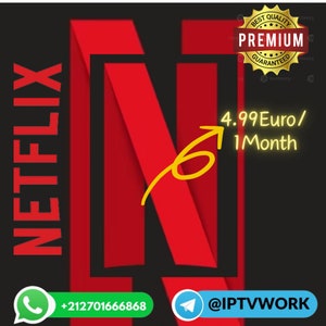 Premium Netflix 4K Subscription Ultra HD Access 1 Month - Etsy