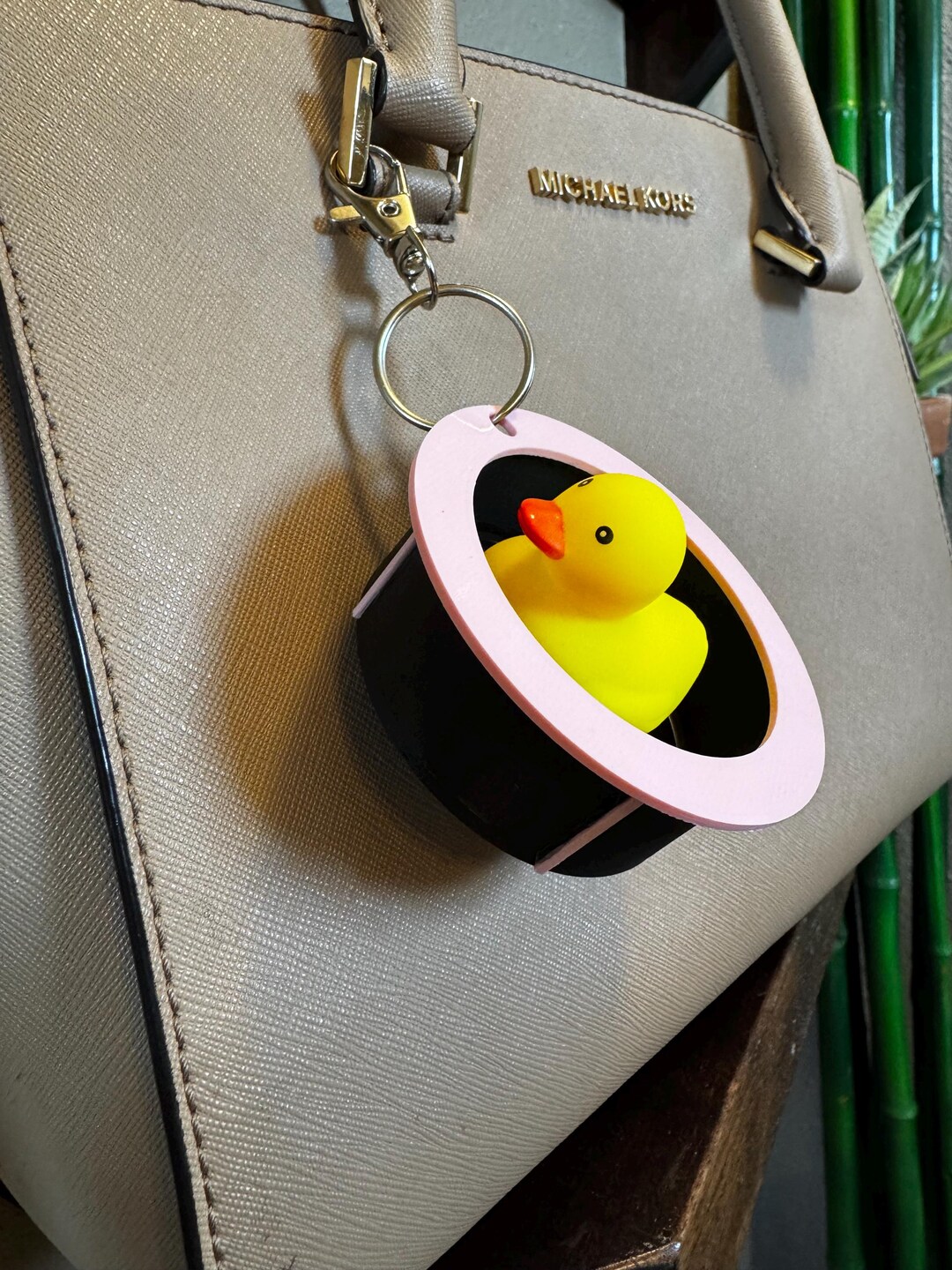 Customized Mini Duck Pool Keychain, Duck Holder Duck Accessories Jeep ...