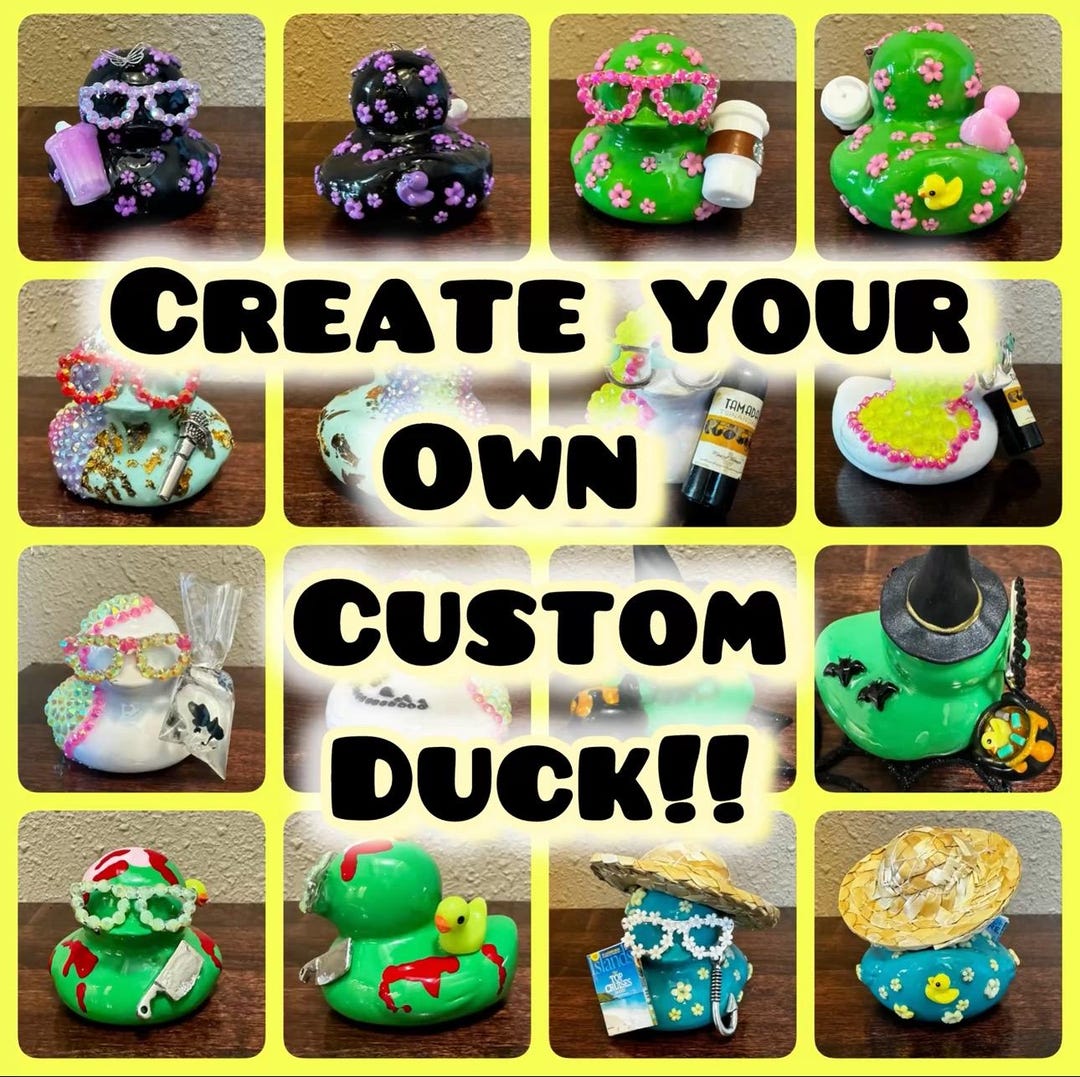 CREATE YOUR OWN Custom Duck Jeep Ducks Custom Duck Gift Jeep Wrangler ...