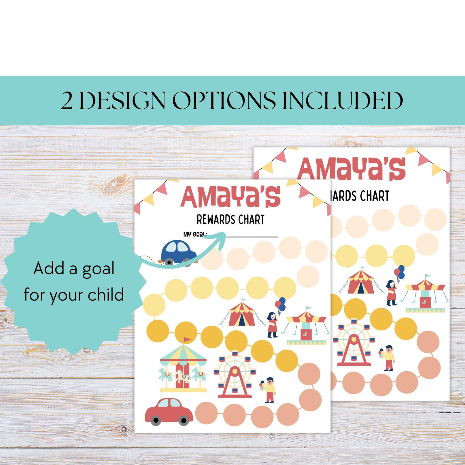 Printable Kids Reward Chart, Printable Kids Behavior Chart, Kids Chore ...