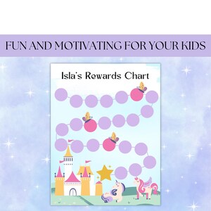 Unicorn Printable Kids Rewards Chart Kids Routine Chart Kids Chore ...