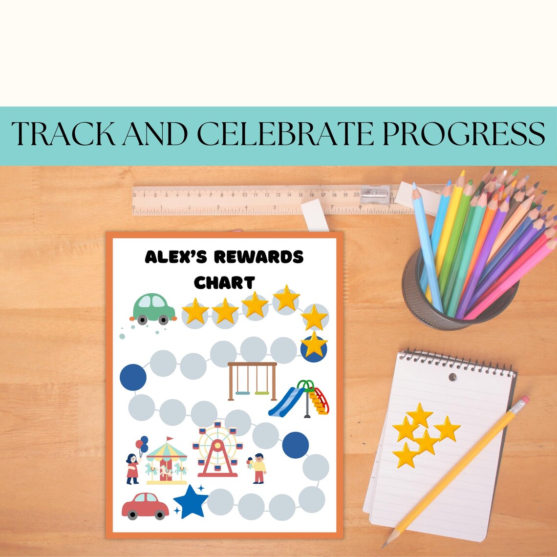 Car Themed Printable Kids Chore Chart Kids Rewards Chart Kids ...