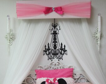 Crib Canopy Nursery Cornice BED Teester FULL Twin Queen Padded | Etsy