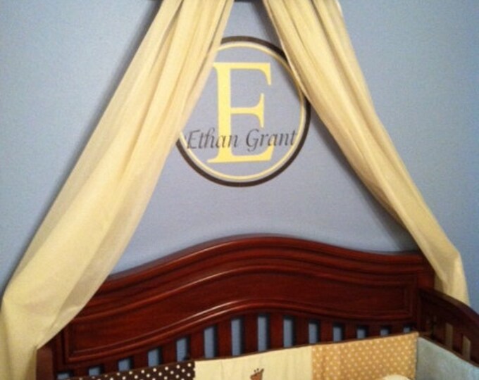 Prince Boy CRIB Nursery Crown BED Canopy Padded Embroiderd - Etsy