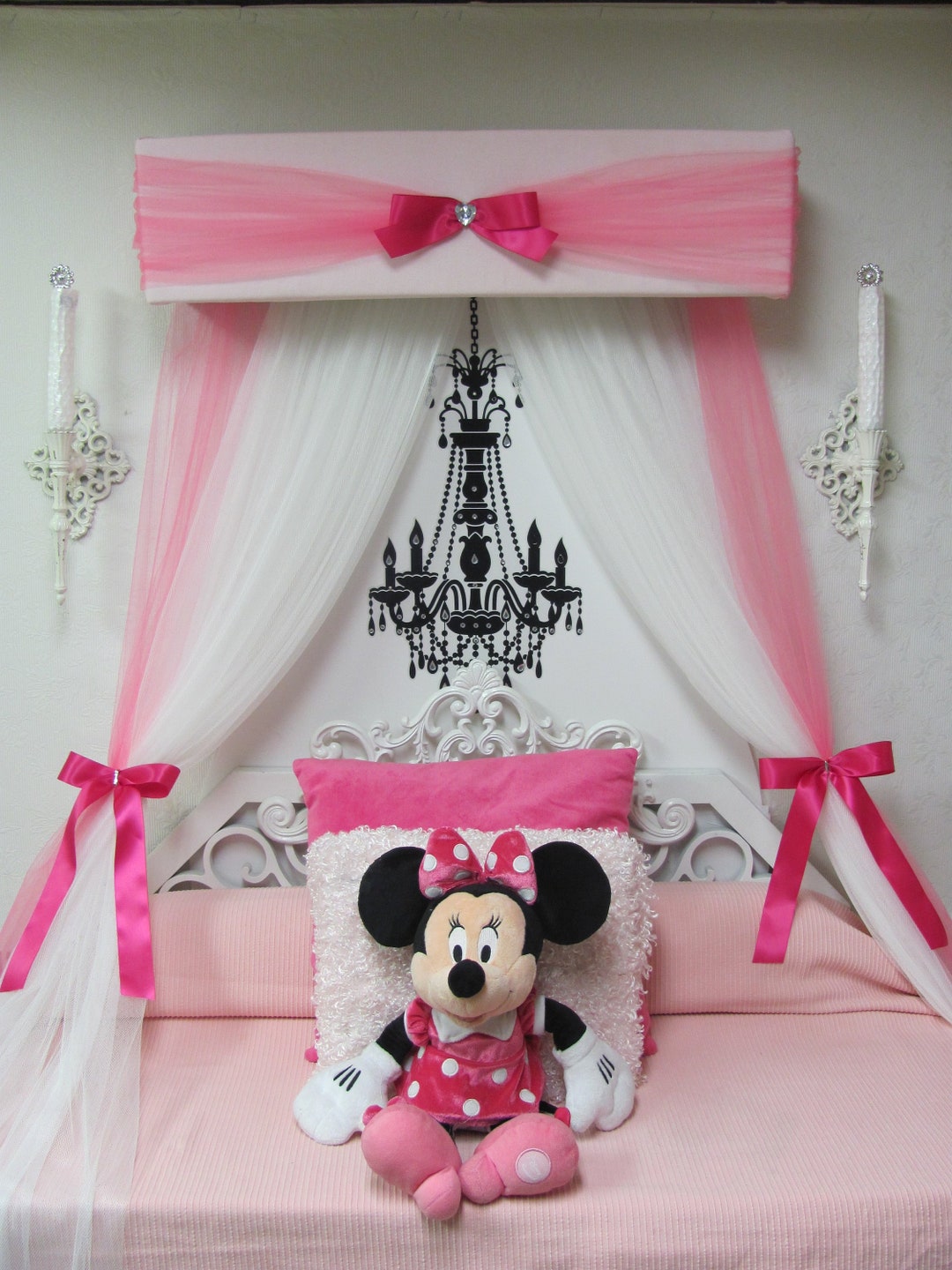 Princess Crib Canopy Nursery Cornice BED Teester FULL Twin Queen 30 ...